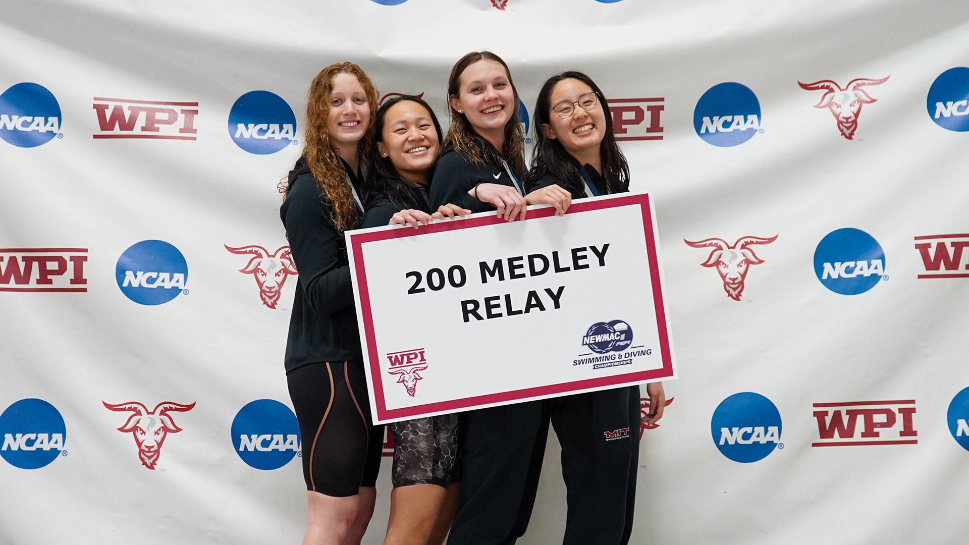 Women's Swimming and Diving Dominates Day Three of the NEWMAC ...