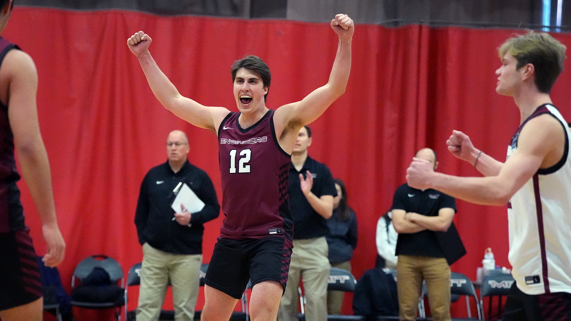 Men’s Volleyball Battles Eastern Nazarene for 3-0 Win - Massachusetts ...
