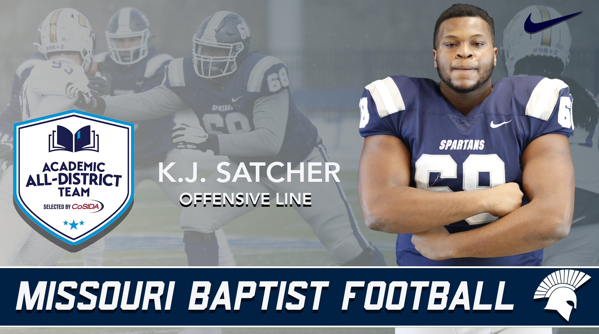 SATCHER COLLECTS ACADEMIC ALL-DISTRICT FIRST TEAM HONORS - MBU Athletics