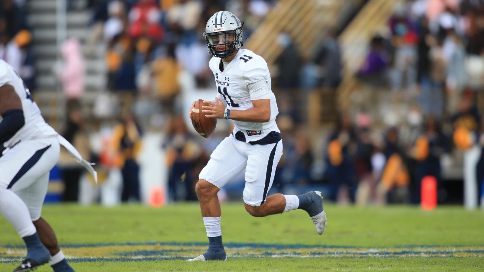 MUSKETT'S FOUR TOUCHDOWNS POWERS HAWKS PAST NC A&T, 35-16 - Monmouth ...