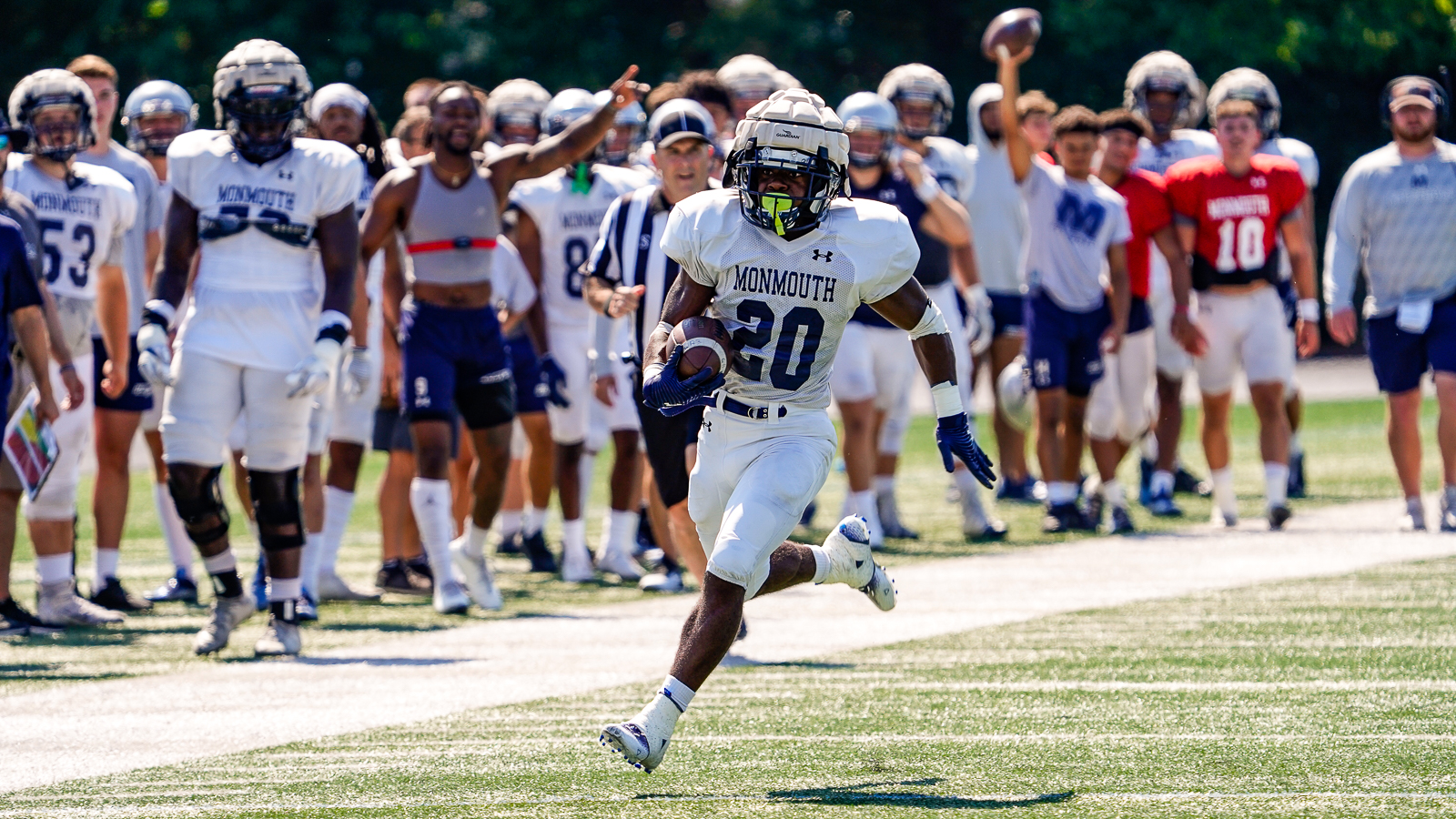 FOOTBALL CLOSES OUT CAMP WITH FINAL SCRIMMAGE - Monmouth University ...
