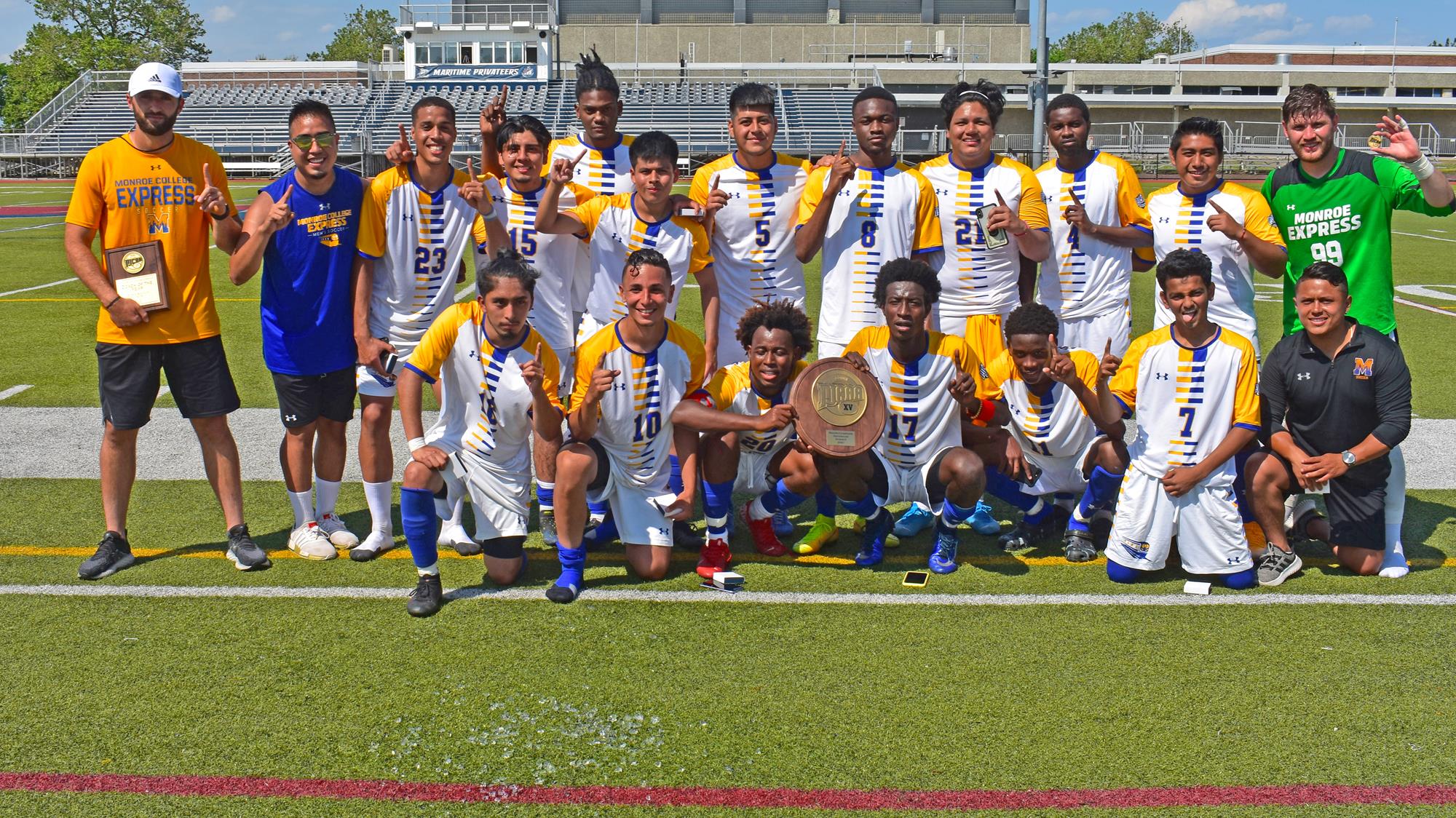 HISTORY! No. 9 Monroe Express Men’s Soccer Captures First-Ever Region ...