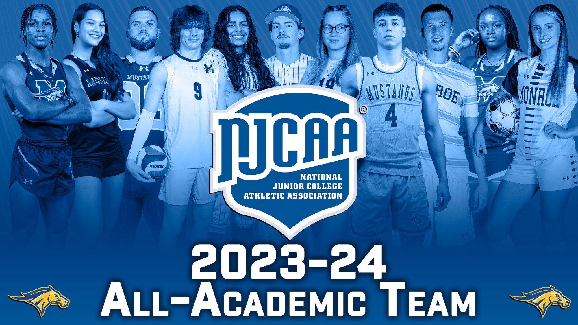 19 Mustangs Selected to College Sports Communicators College Division ...