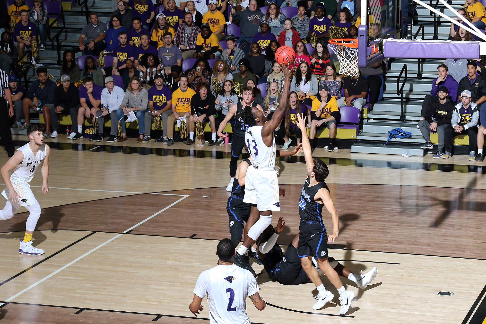 Falcons take down defending champs 80-56 in GSC opener - University of ...