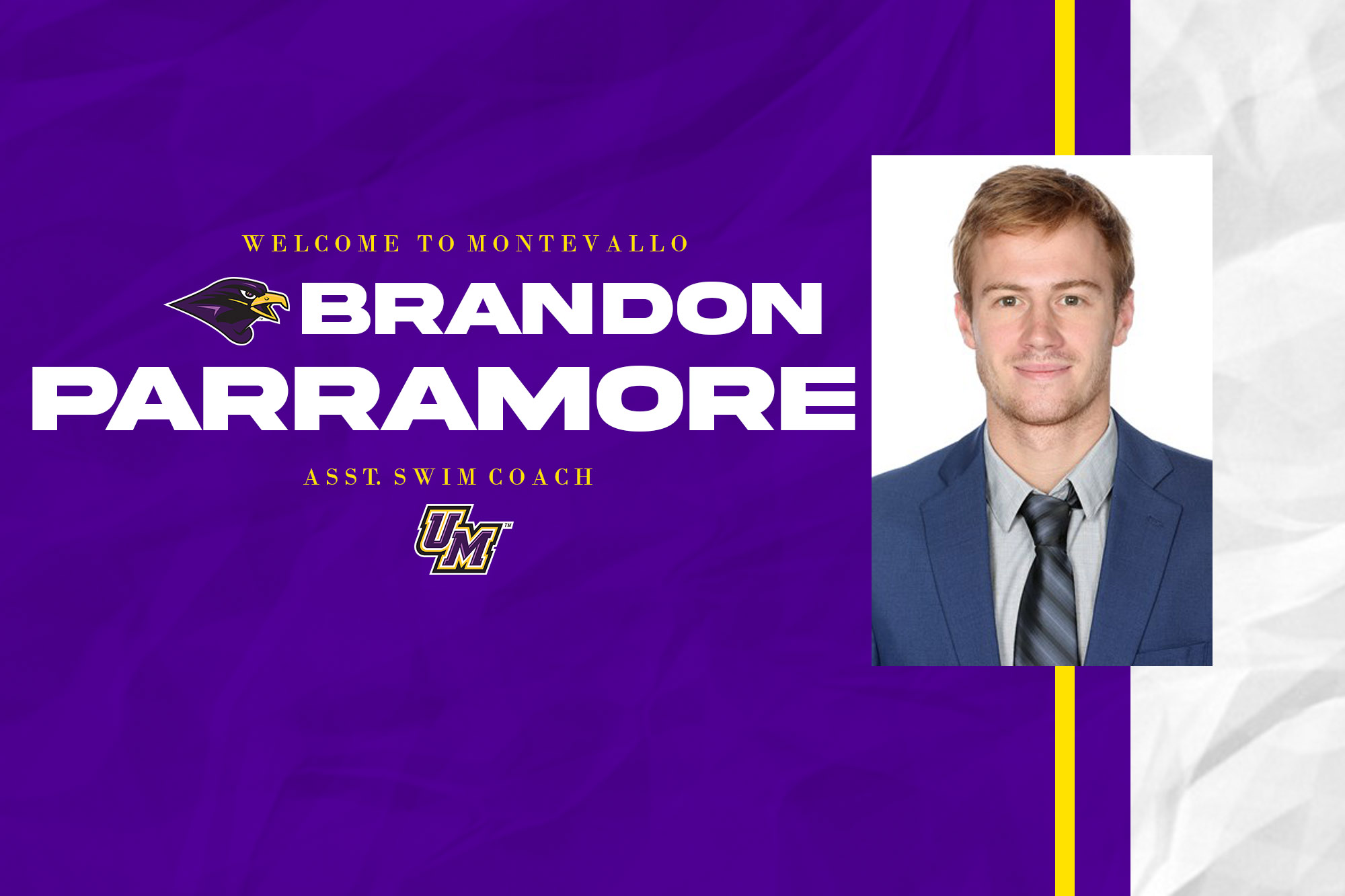 Brandon Parramore tabbed as assistant swim coach - University of ...