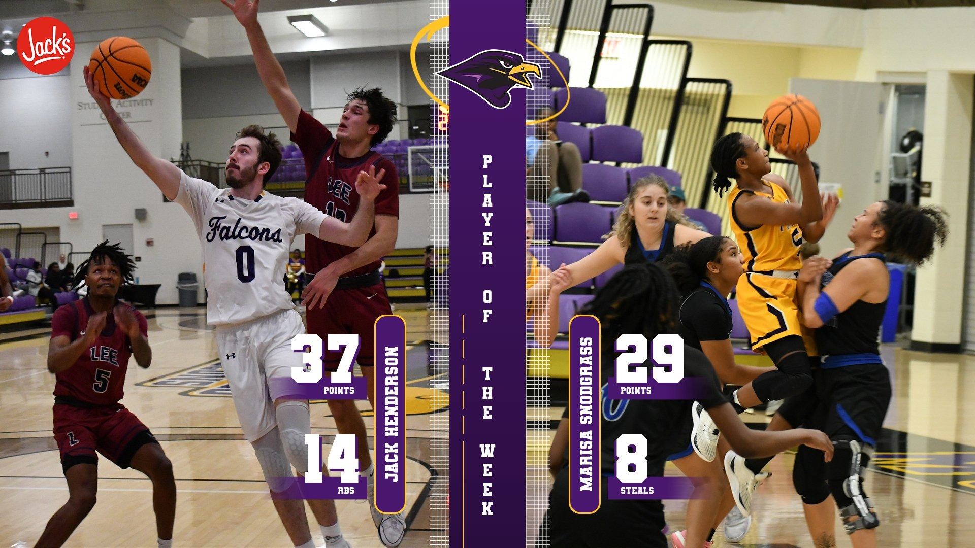 Montevallo Players of the Week Presented by Jacks: Dec. 11 - University ...