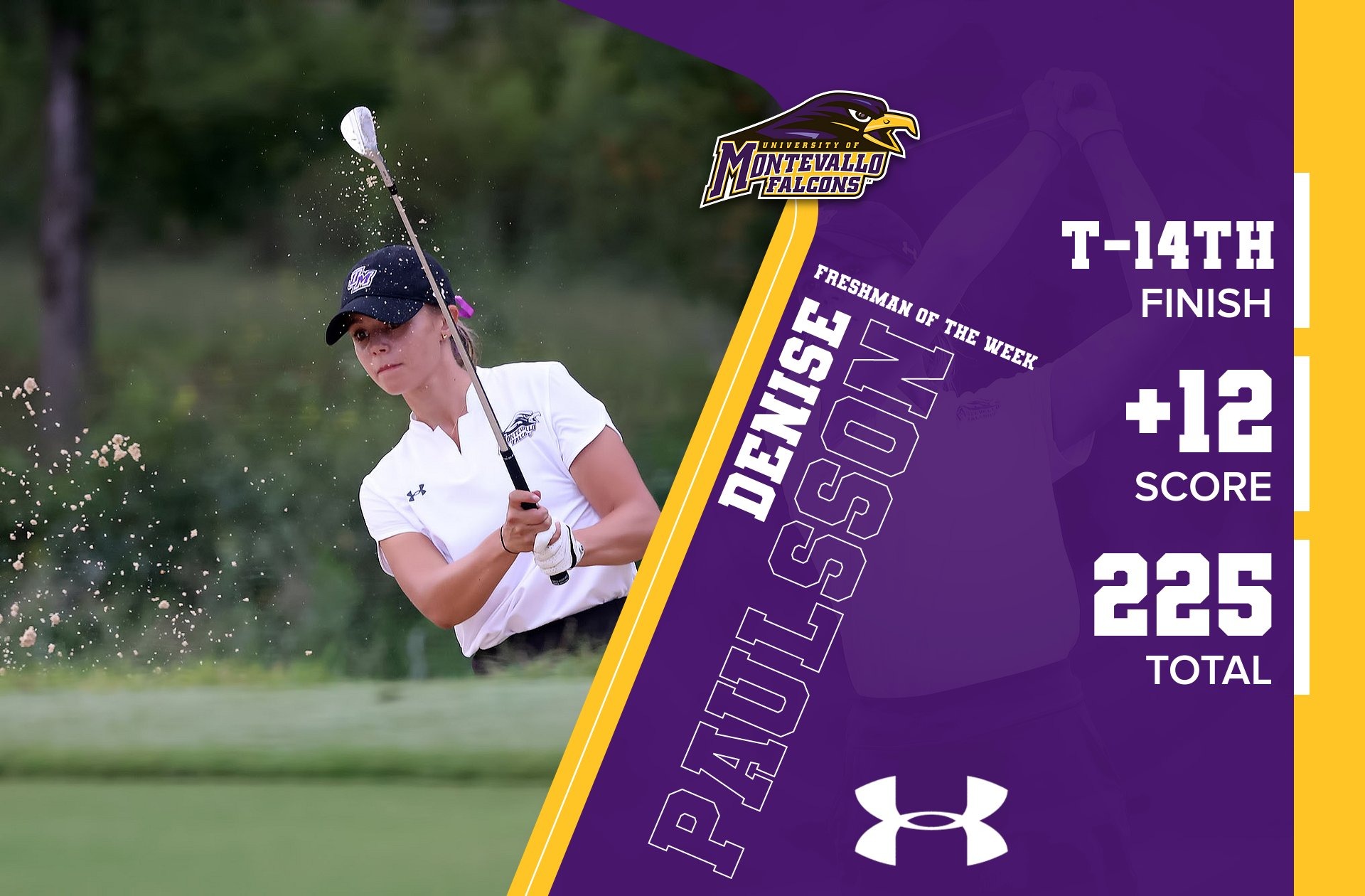 Paulsson Named GSC Freshman of the Week for Fourth Time - University of ...