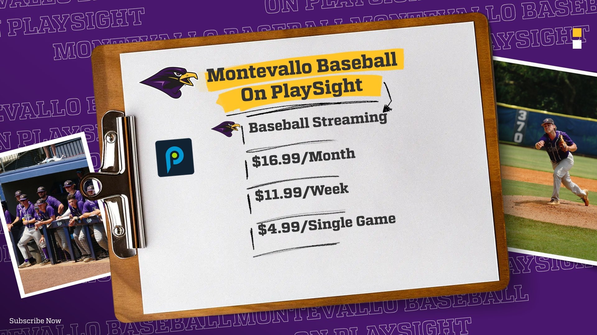 Subscribe to Montevallo Baseball on PlaySight.com to Watch in 2024 ...