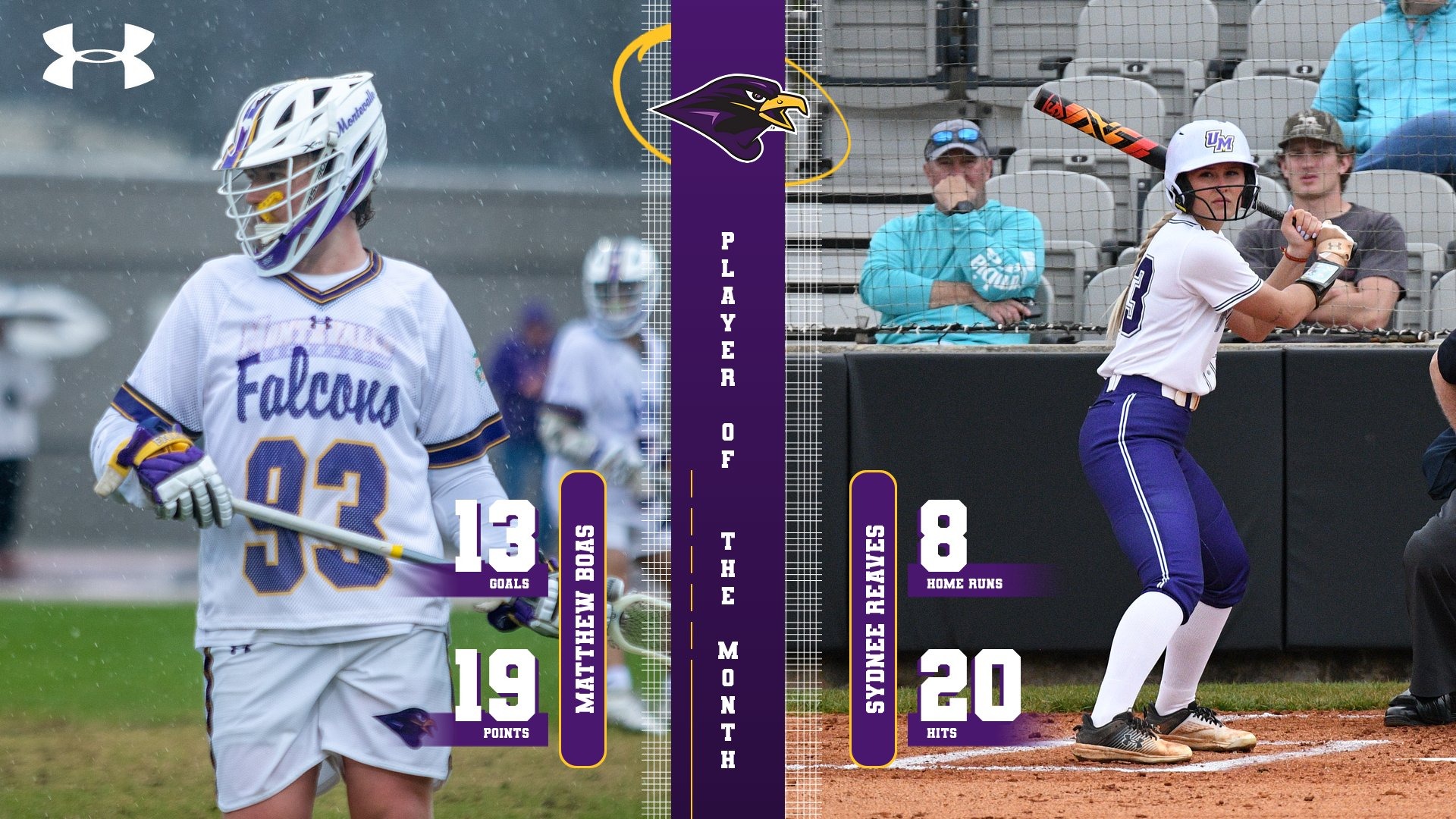 Reaves, Boas Named Montevallo Players of the Month - University of ...