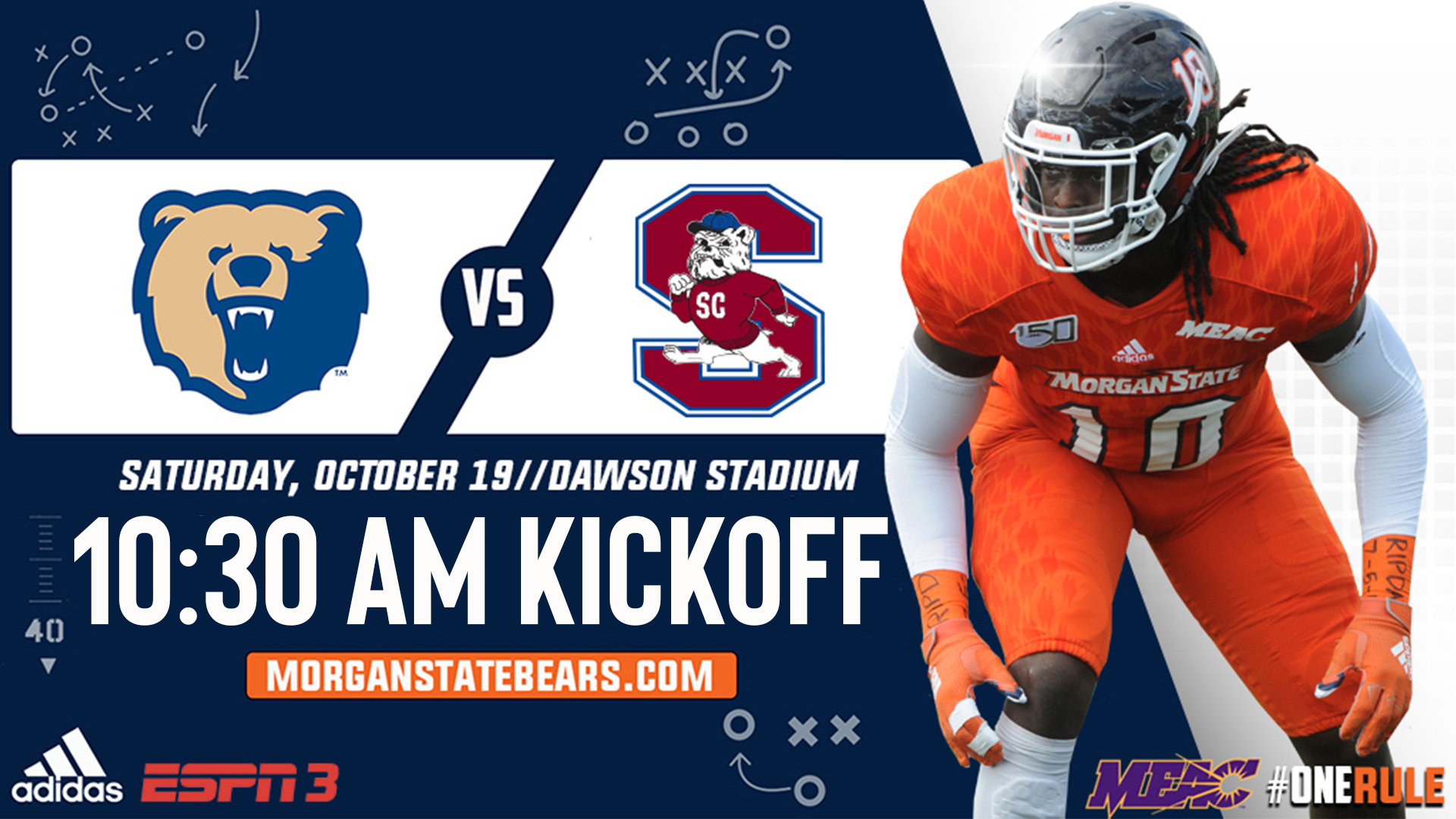 Bears-Bulldogs game start time changed due to Inclement weather ...