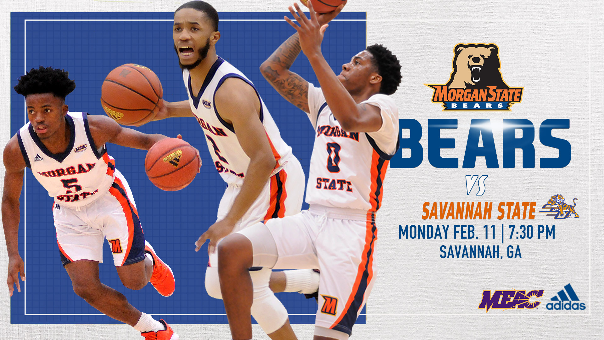 Bears Close Out Trip Monday Night at Savannah State - Morgan State ...