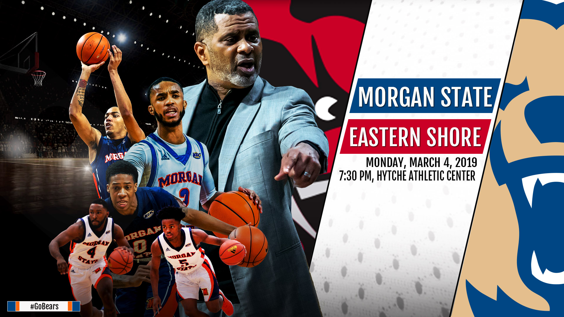 Bears Close Out Road Schedule at Eastern Shore Monday Night - Morgan ...