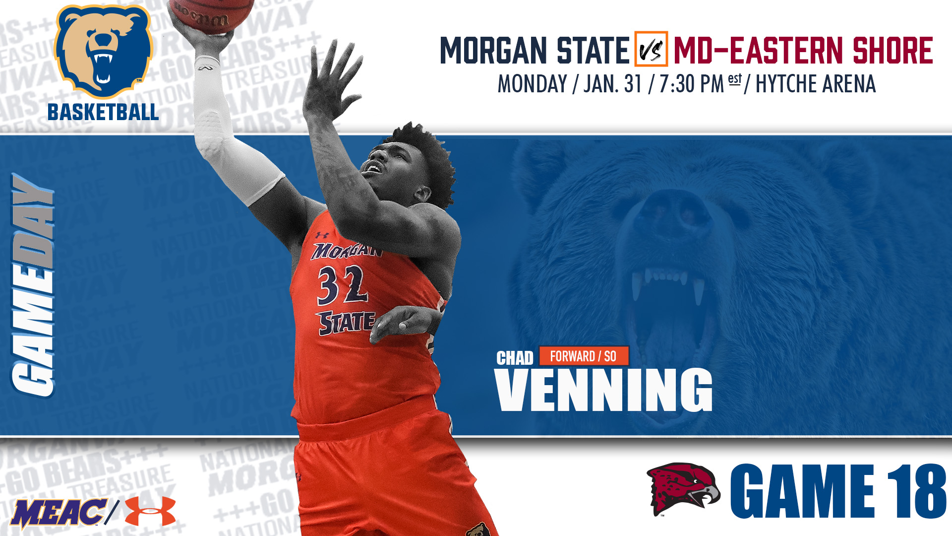 MBB Game Notes: Maryland Eastern Shore - Morgan State University Athletics