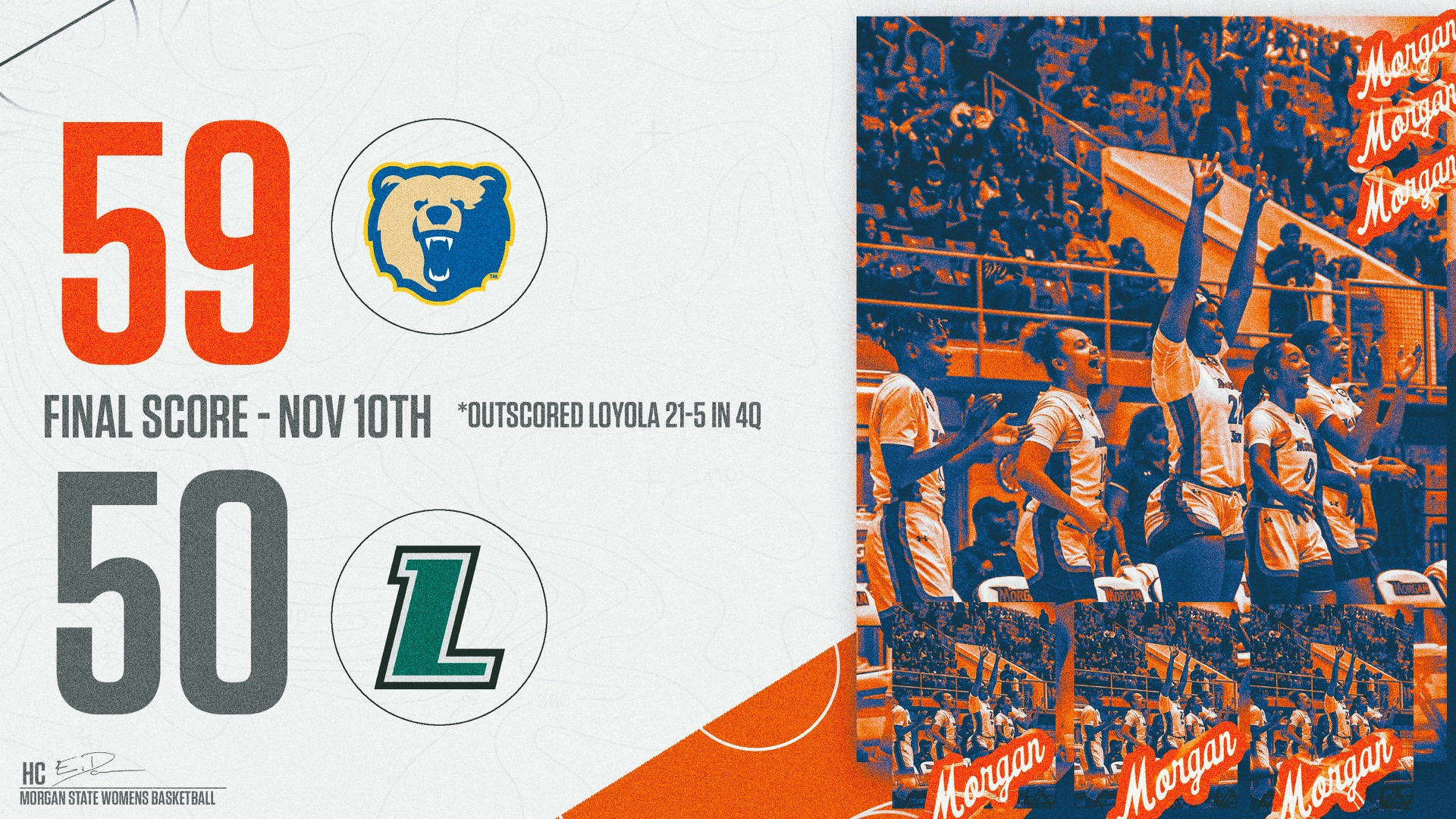 Morgan State Completes Comeback Over Loyola Maryland, 59-50 - Morgan ...