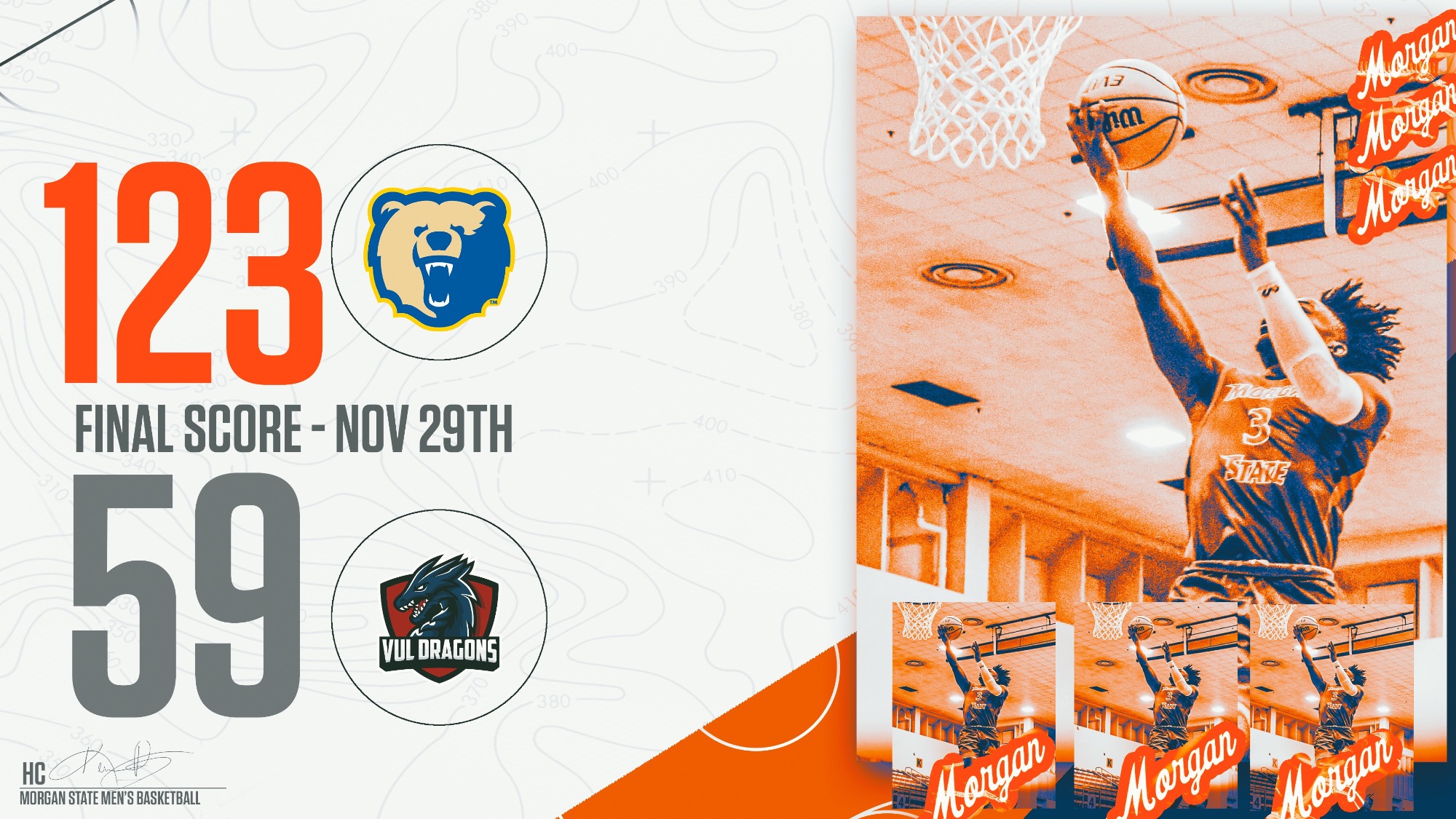 Bears Run Past Dragons - Morgan State University Athletics