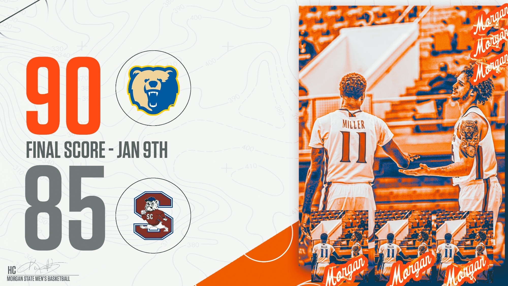 Miller, Burke Helps Morgan State Outlast S.C. State, 90-85 - Morgan ...
