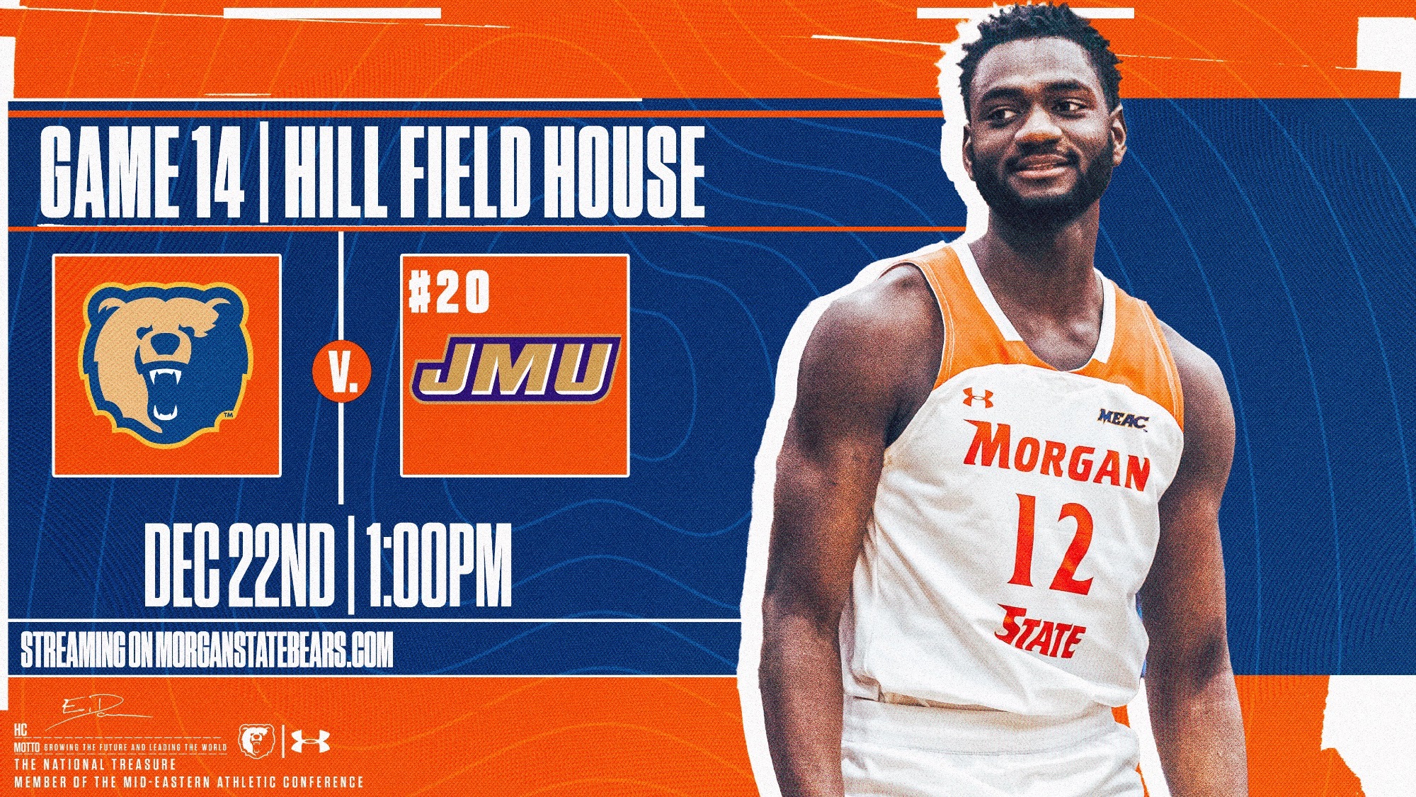 Game 14: #20 James Madison - Morgan State University Athletics