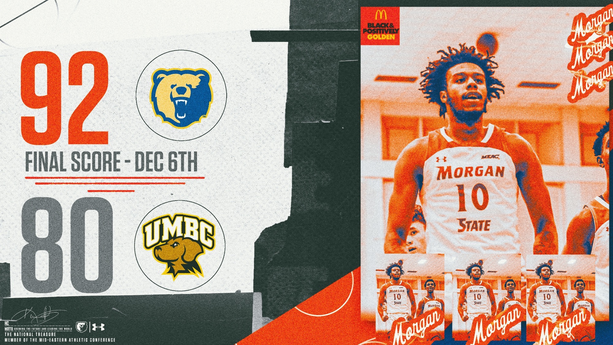 Tabbs' 38 points leads Morgan State past UMBC 92-80 - Morgan State ...
