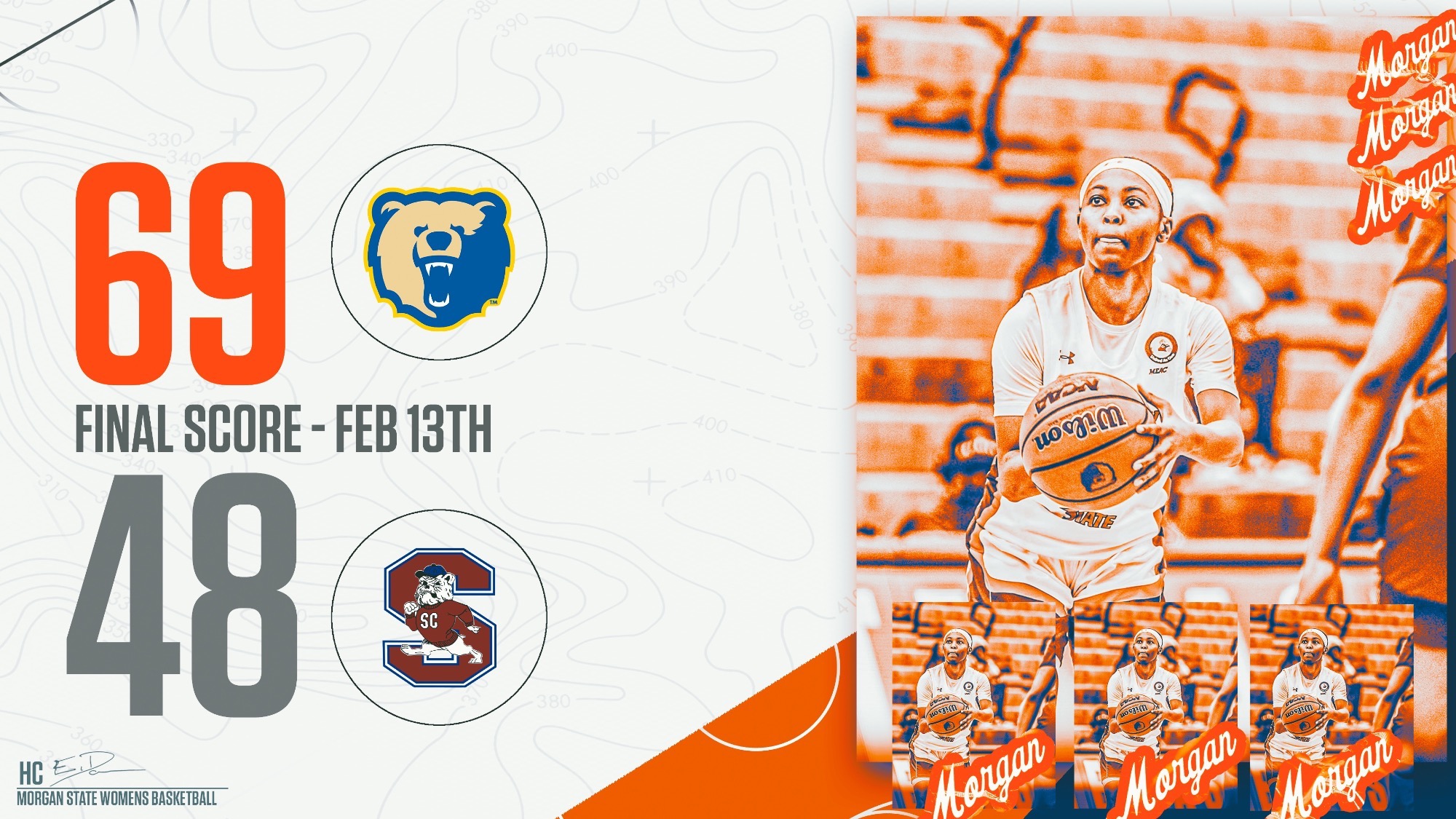 Lady Bears Continue To Roll; Defeat S.C. State, 69-48 - Morgan State ...