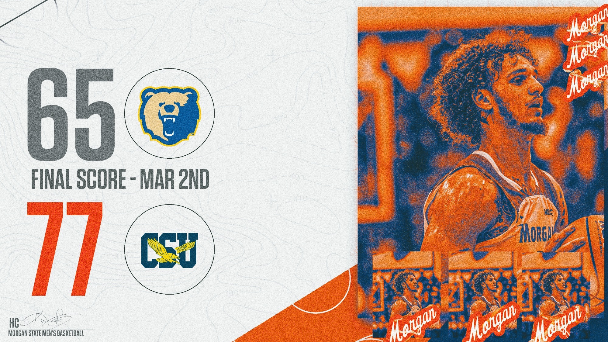 Men’s basketball loses emotional Senior Night game - Morgan State ...