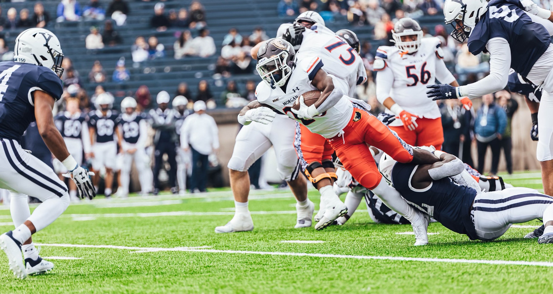 Yale Rolls Morgan in NAACP Harmony Classic, 45-3 - Morgan State ...