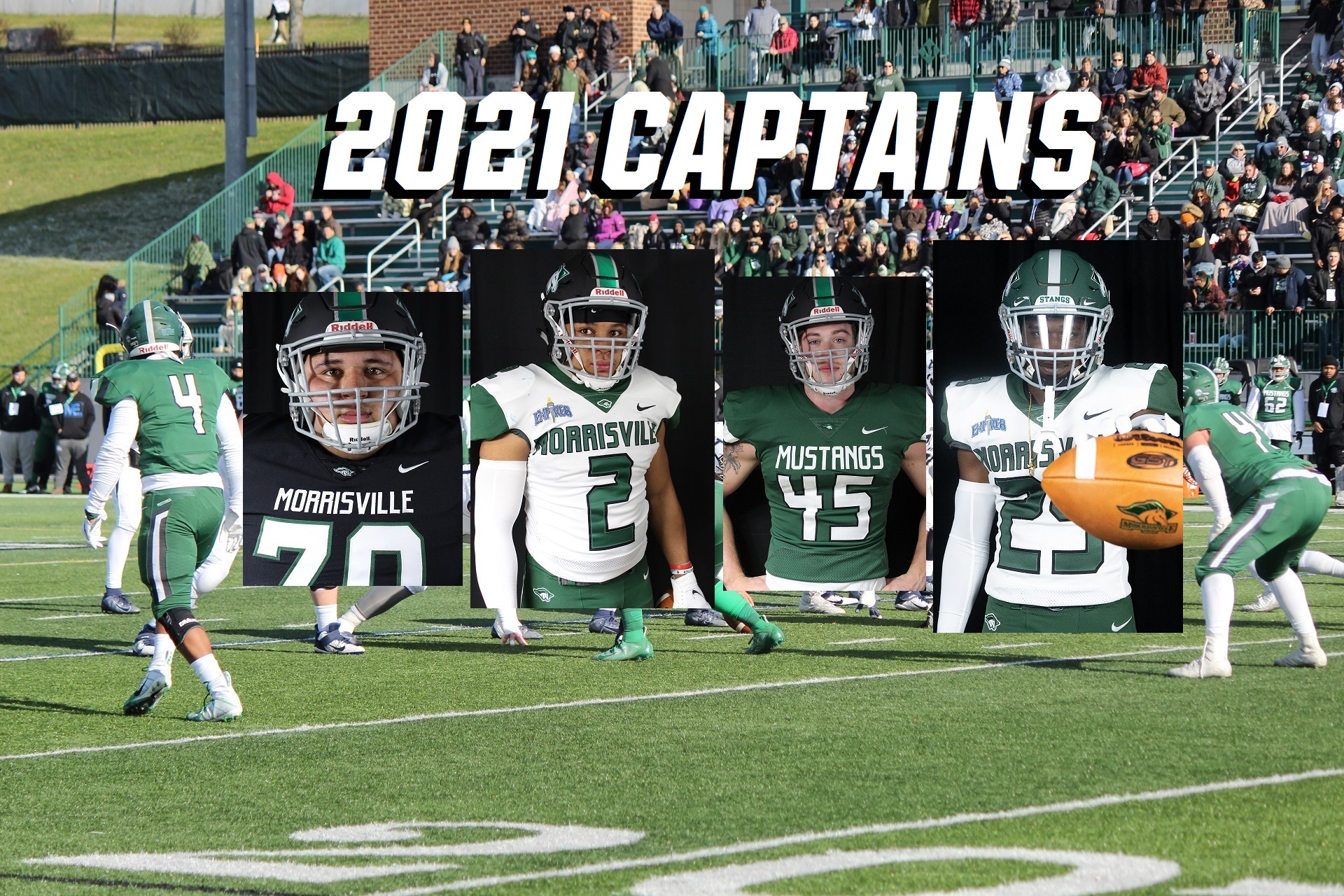 Mustang Football names 2021 Team Captains - SUNY Morrisville
