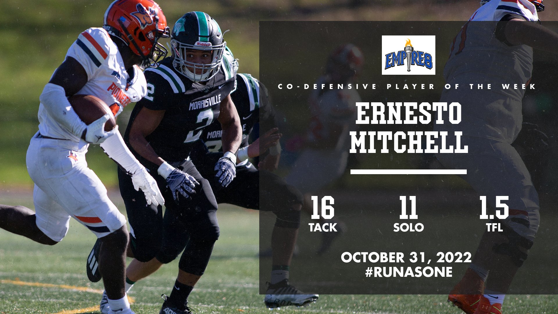 Ernesto Mitchell - 2022 - Football - SUNY Morrisville