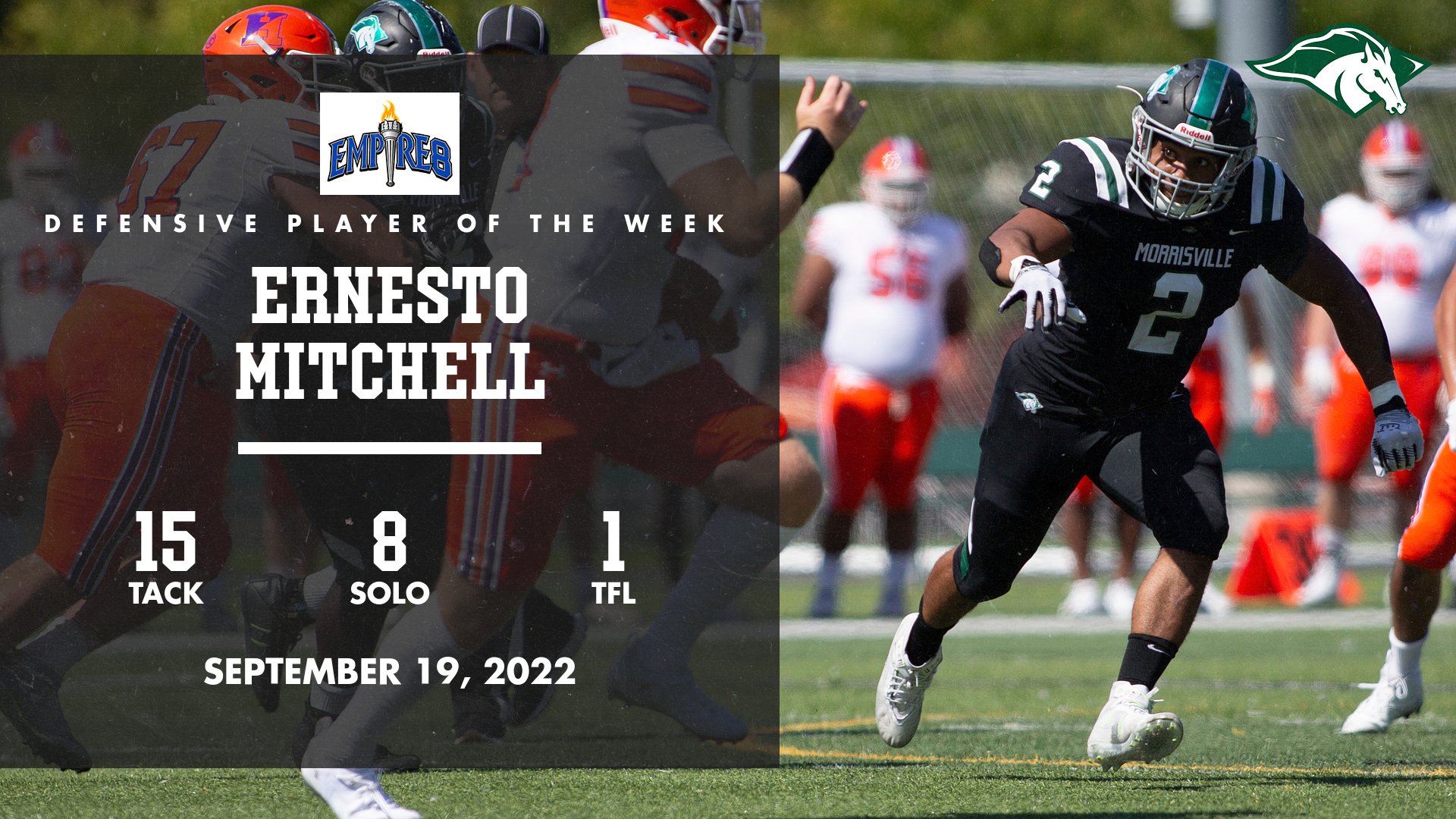 Ernesto Mitchell - 2022 - Football - SUNY Morrisville