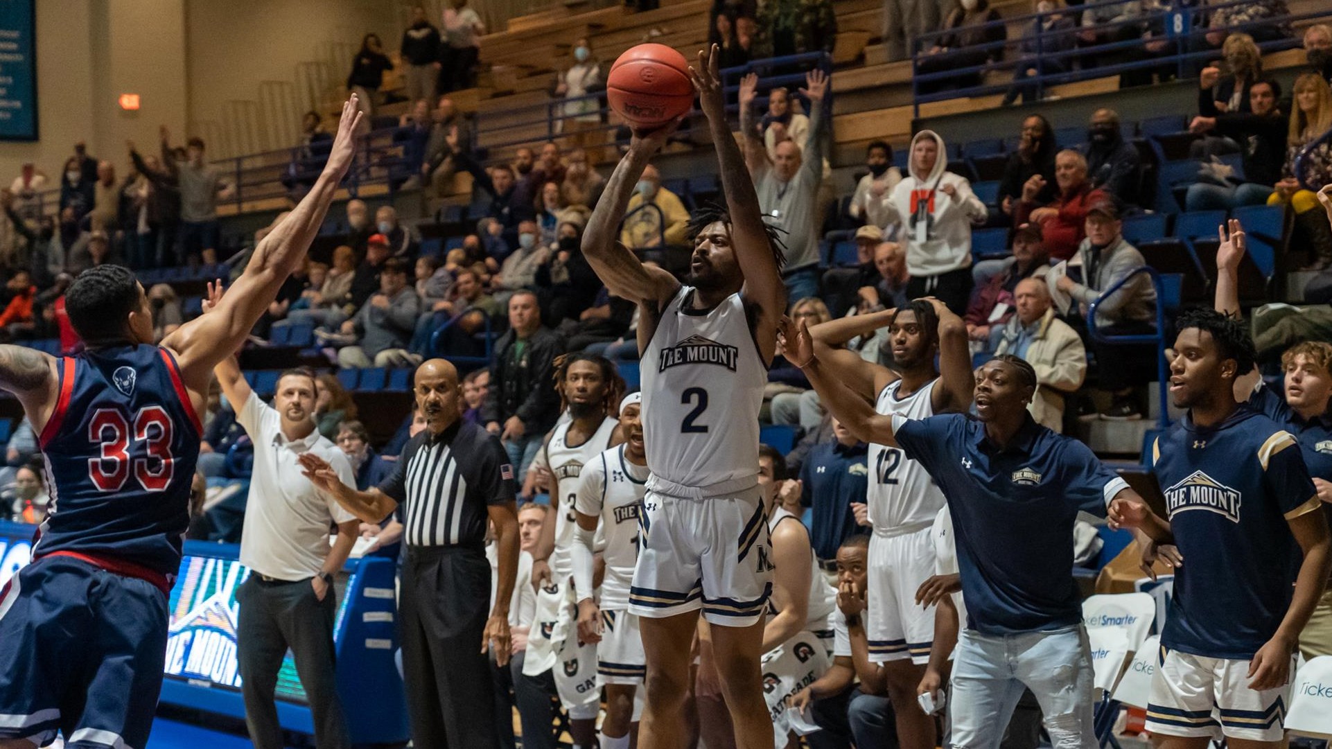 Deandre Thomas Ices Howard with Three at the Buzzer - Mount St. Mary's ...