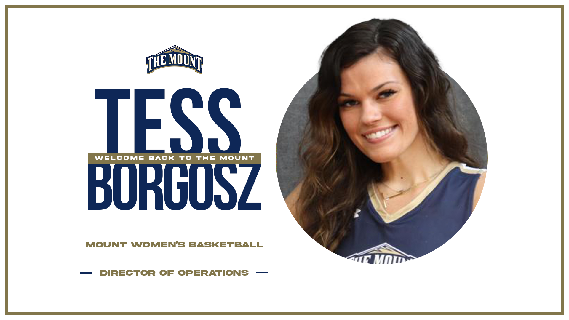 Mount Women’s Basketball Welcomes Back Tess Borgosz to Coaching Staff ...