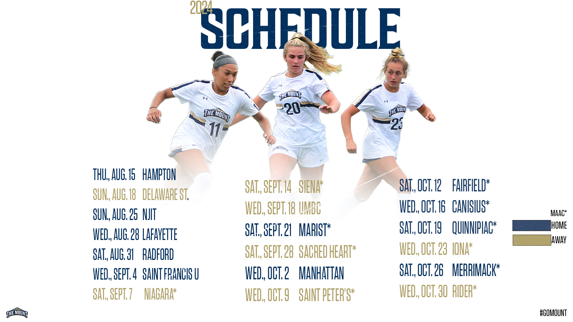 2024 Women's Soccer Schedule - Mount St. Mary's University