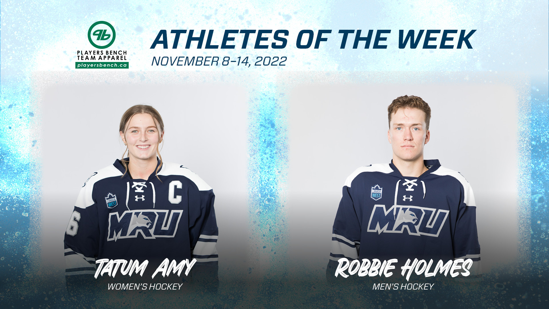 Players Bench Athlete of the Week: Nov. 8-14 - Mount Royal University ...