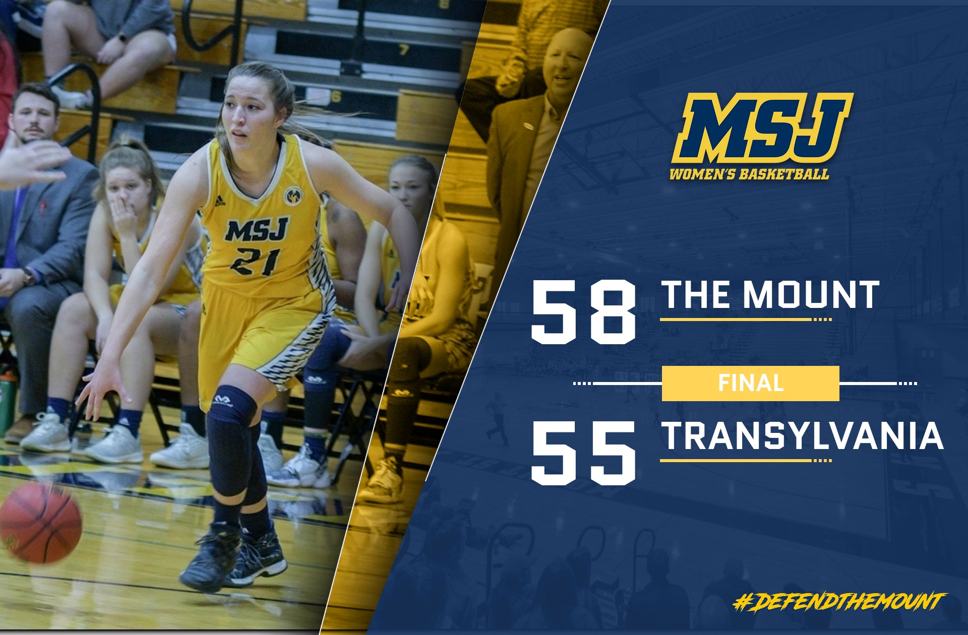 MSJ Women's Basketball Defeats Transylvania in Rematch - Mount St ...