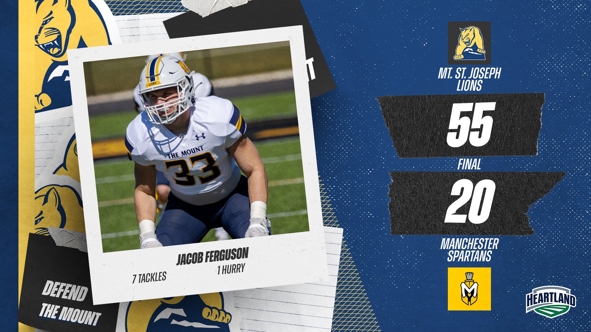 Jacob Ferguson - 2022 - Football - Mount St. Joseph University