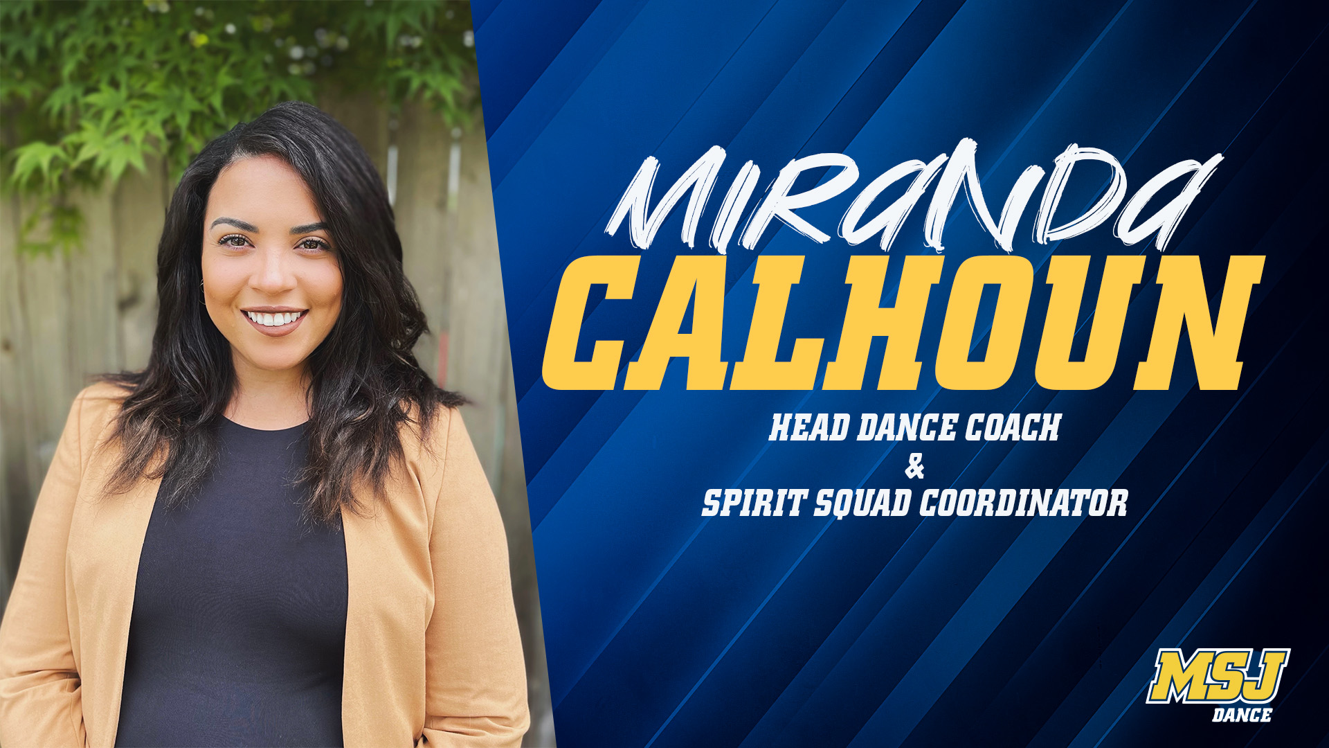 Miranda Calhoun Named Head Dance Coach & Spirit Squad Coordinator ...