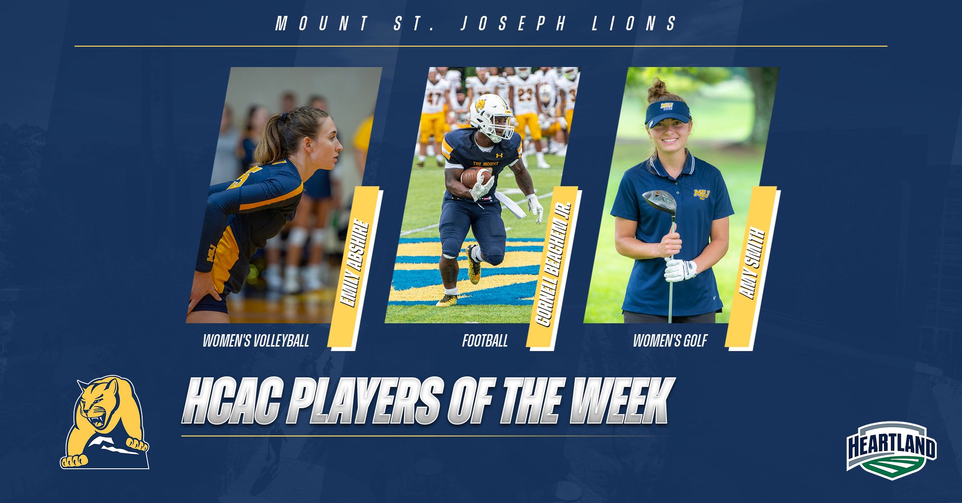 Three Lions Named HCAC Players of the Week in Week One - Mount St ...