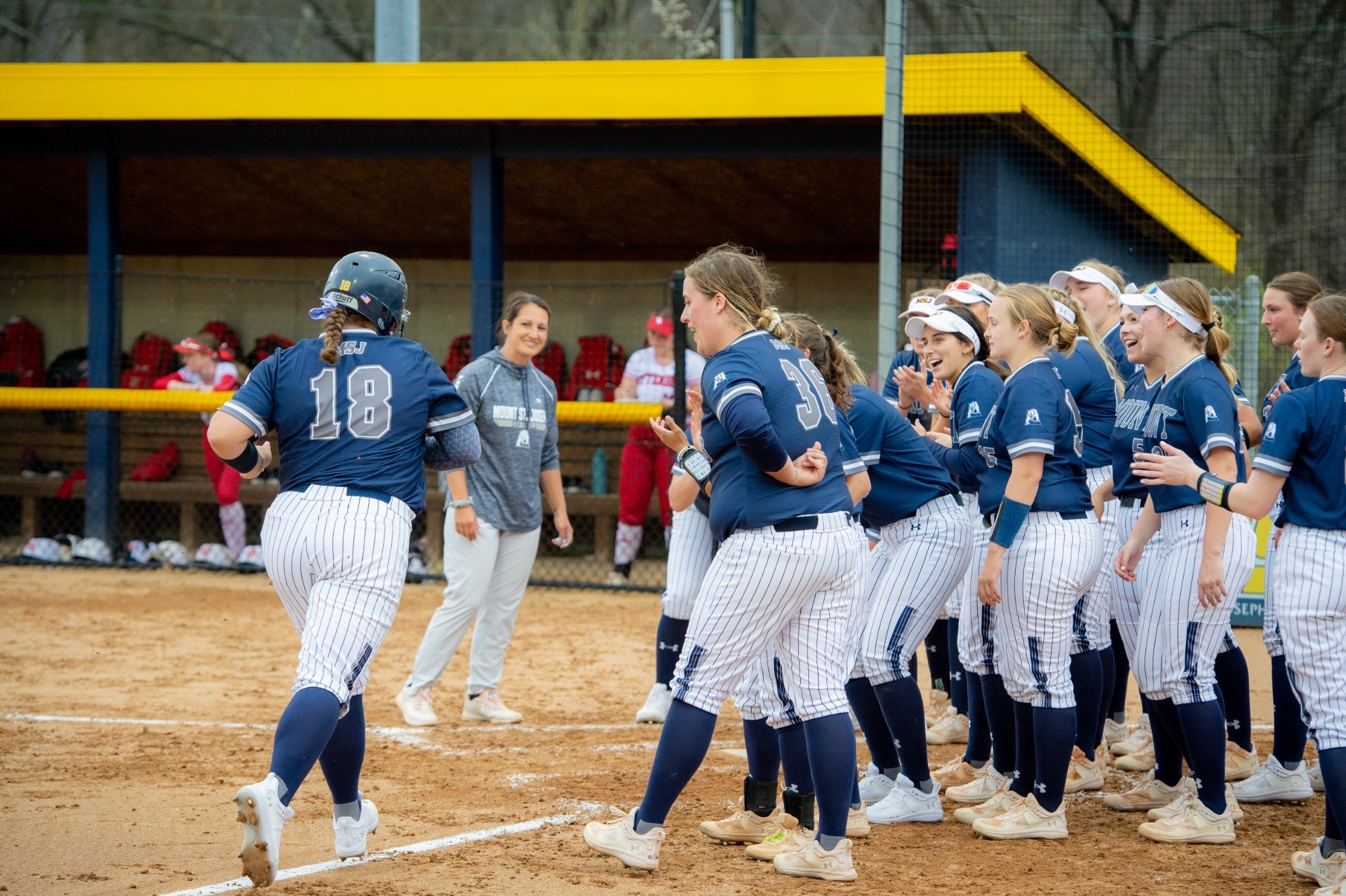 Softball Splits with Denison - Mount St. Joseph University