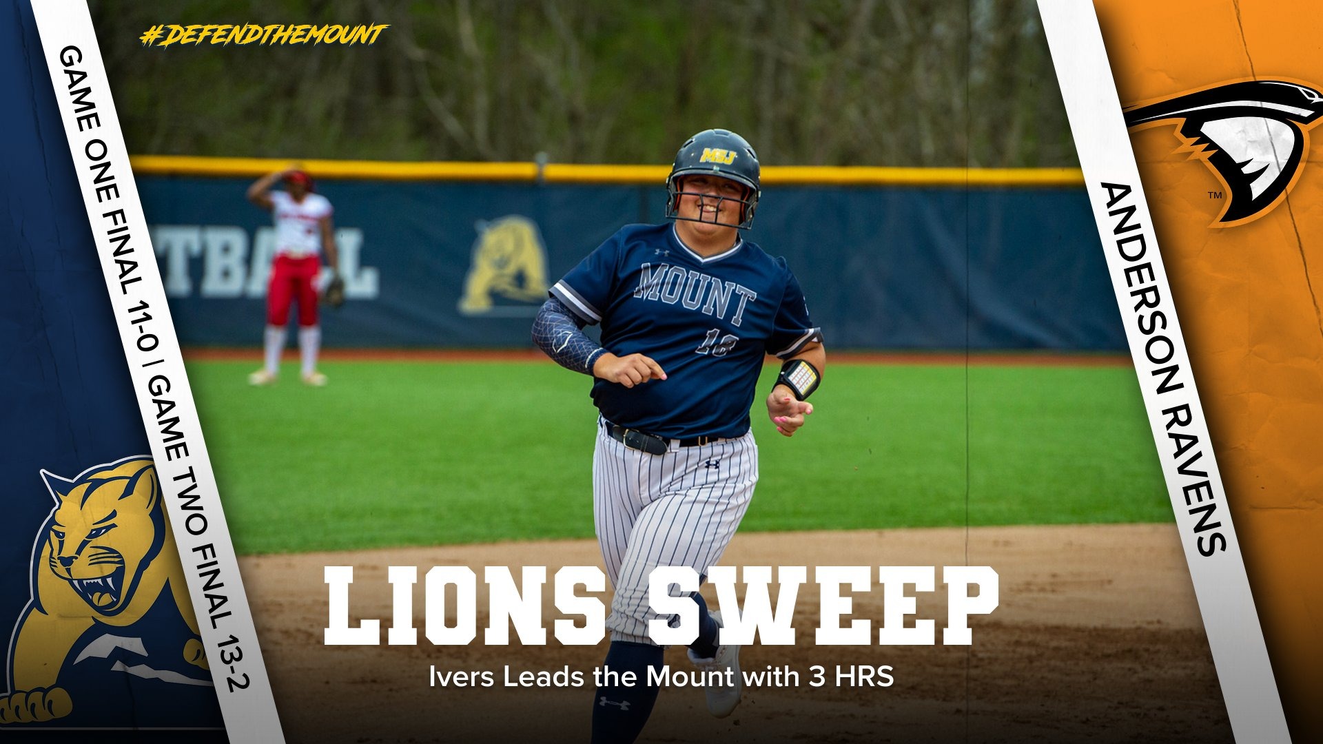 Ivers hits 3 Homeruns as Lions Sweep the Ravens - Mount St. Joseph ...