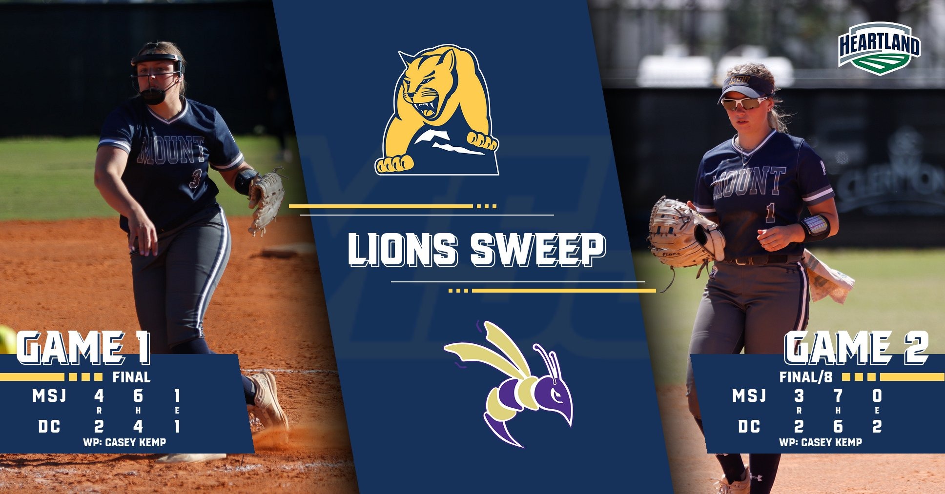 Lions end Regular Season with Sweep over Defiance - Mount St. Joseph ...