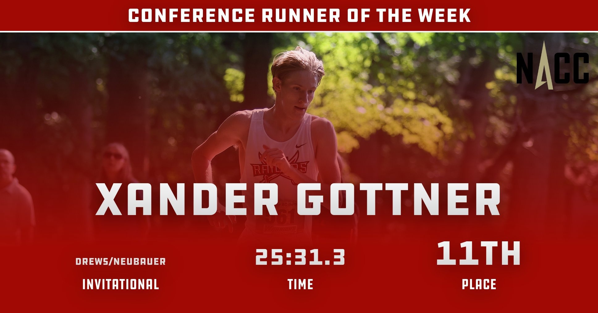 Gottner Named NACC Runner of the Week - Milwaukee School of Engineering