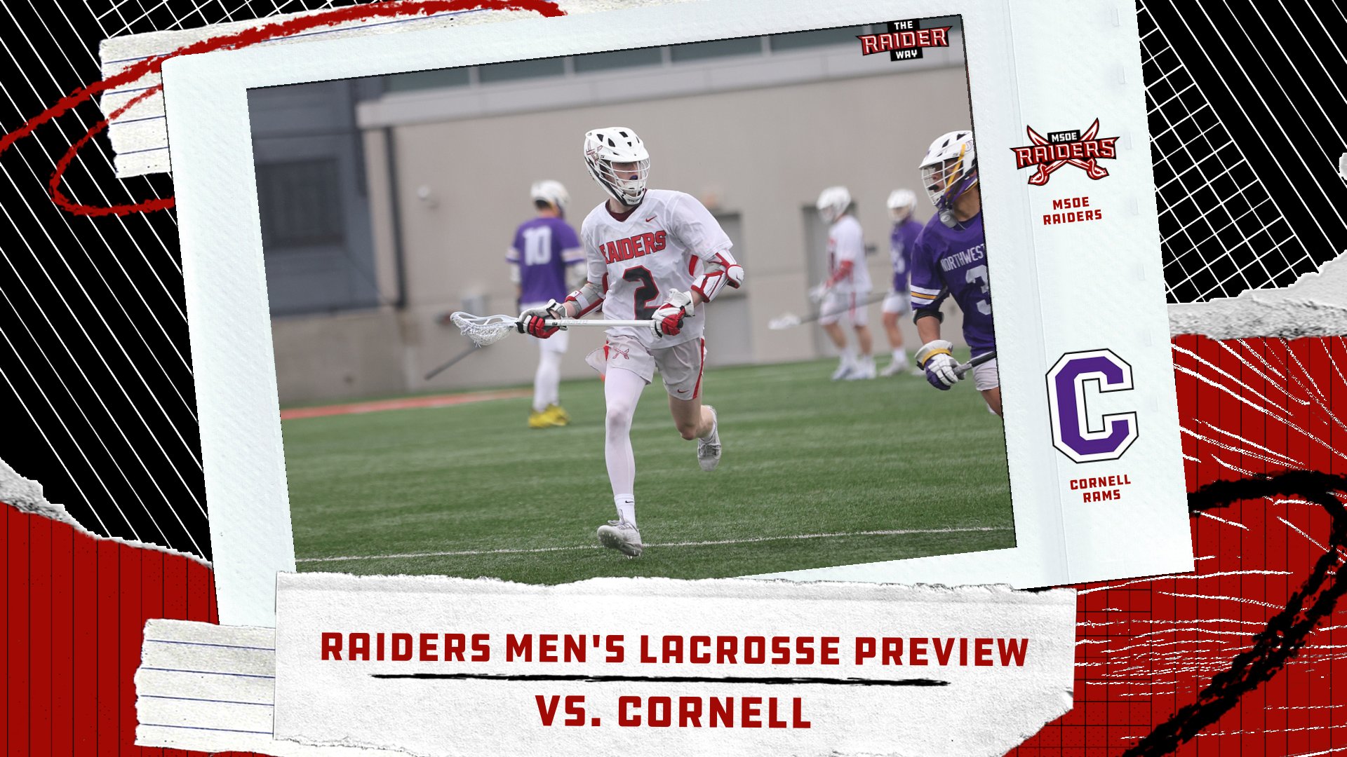 Raiders Men's Lacrosse Preview - Mar. 18th vs. Cornell - Milwaukee School of Engineering