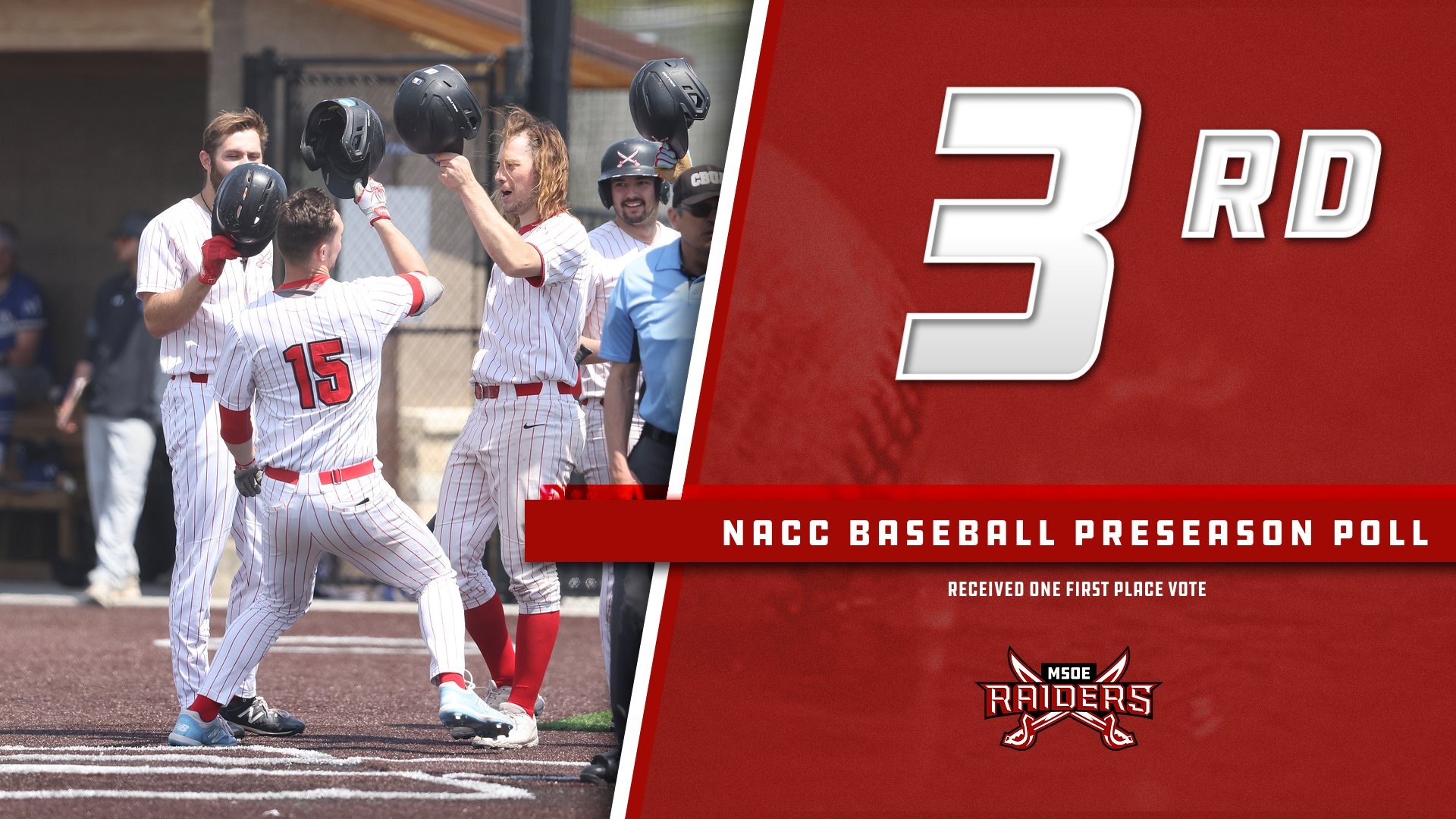 Baseball Finishes Third in Preseason Poll - Milwaukee School of Engineering