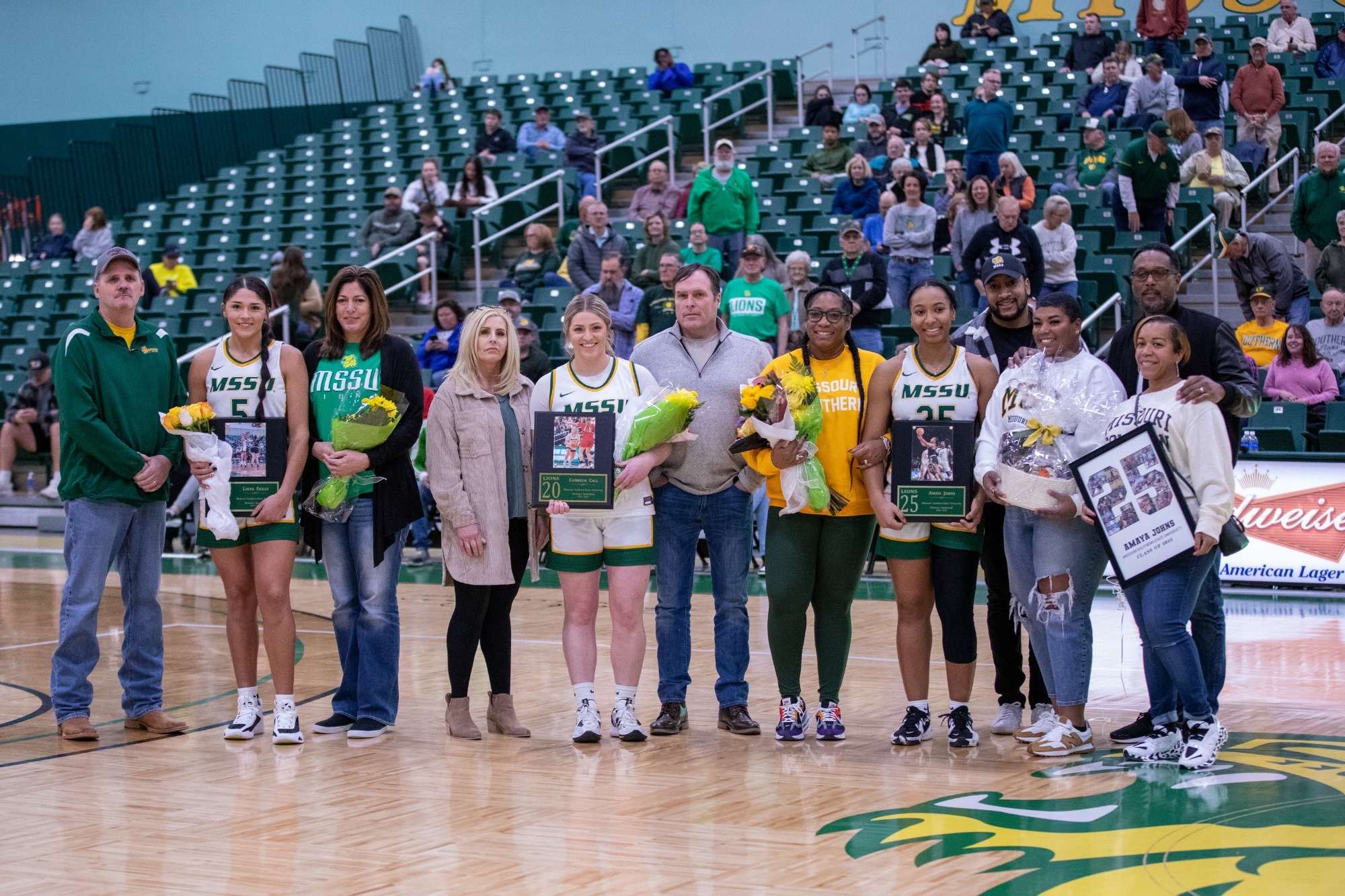 Team Effort Leads to 61-58 Win on Senior Day for Lions - Missouri ...