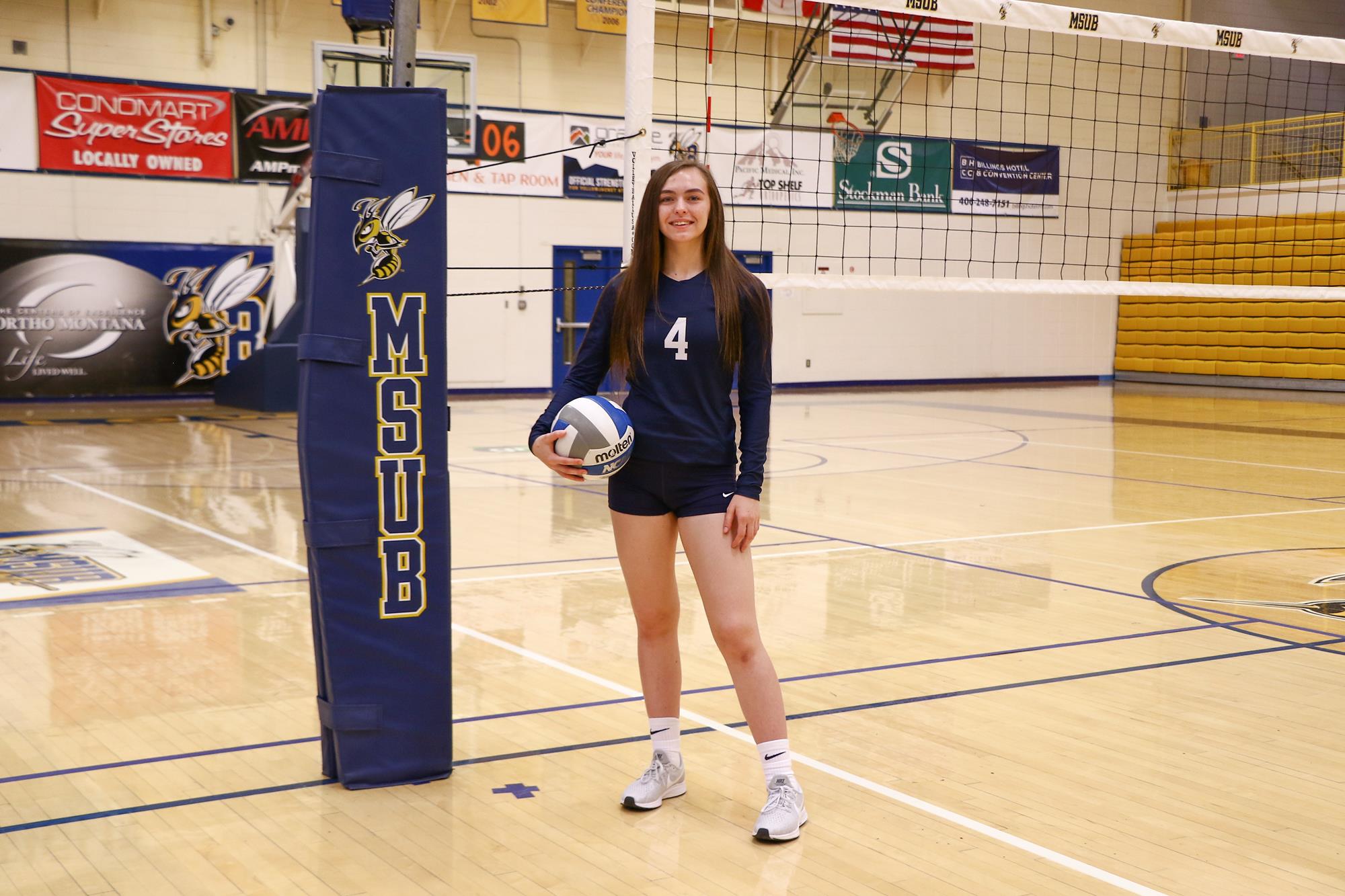 Hailey Carroll - Women's Volleyball - Montana State University Billings ...