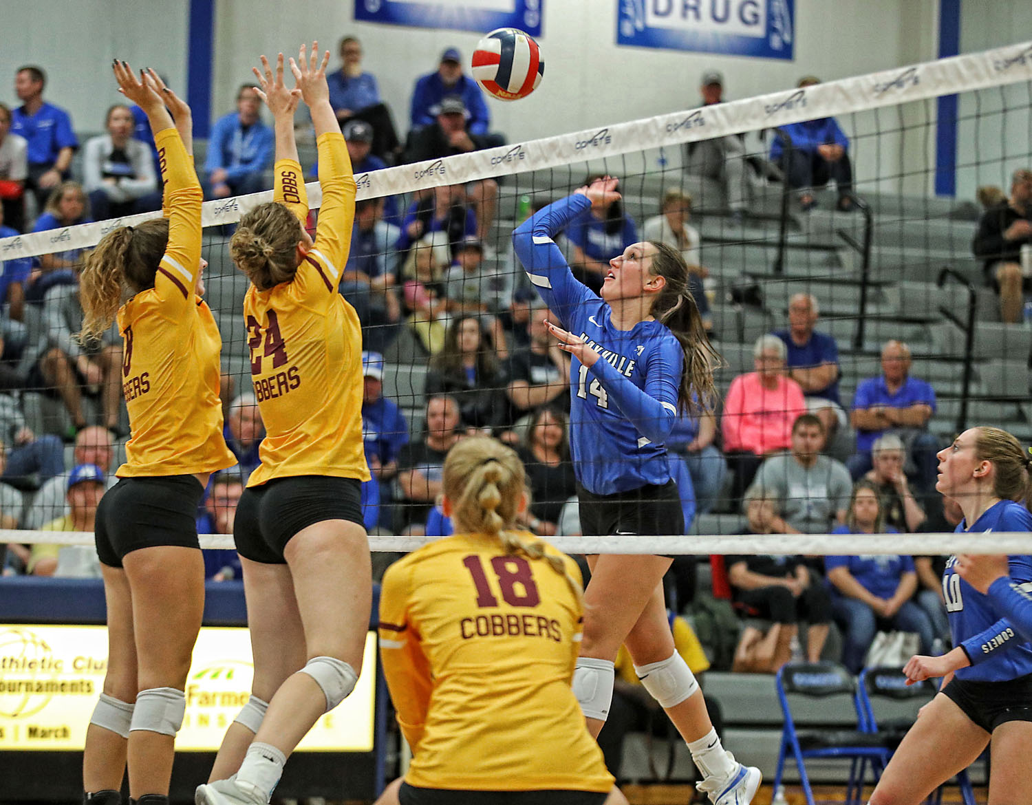 Comet Volleyball goes 2-0 in day two of the Chick-fil-a Classic, upset ...