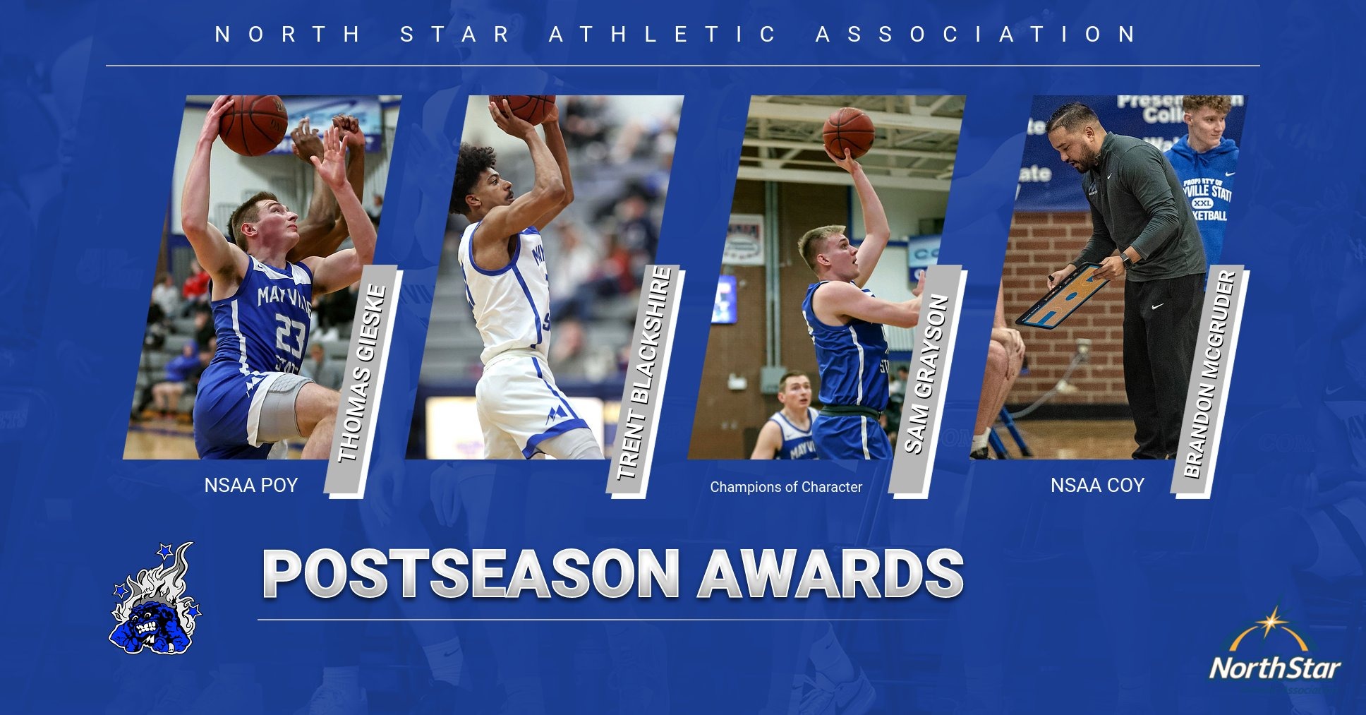 Four Comets named NSAA Postseason Awards on Friday - Mayville State University Athletics