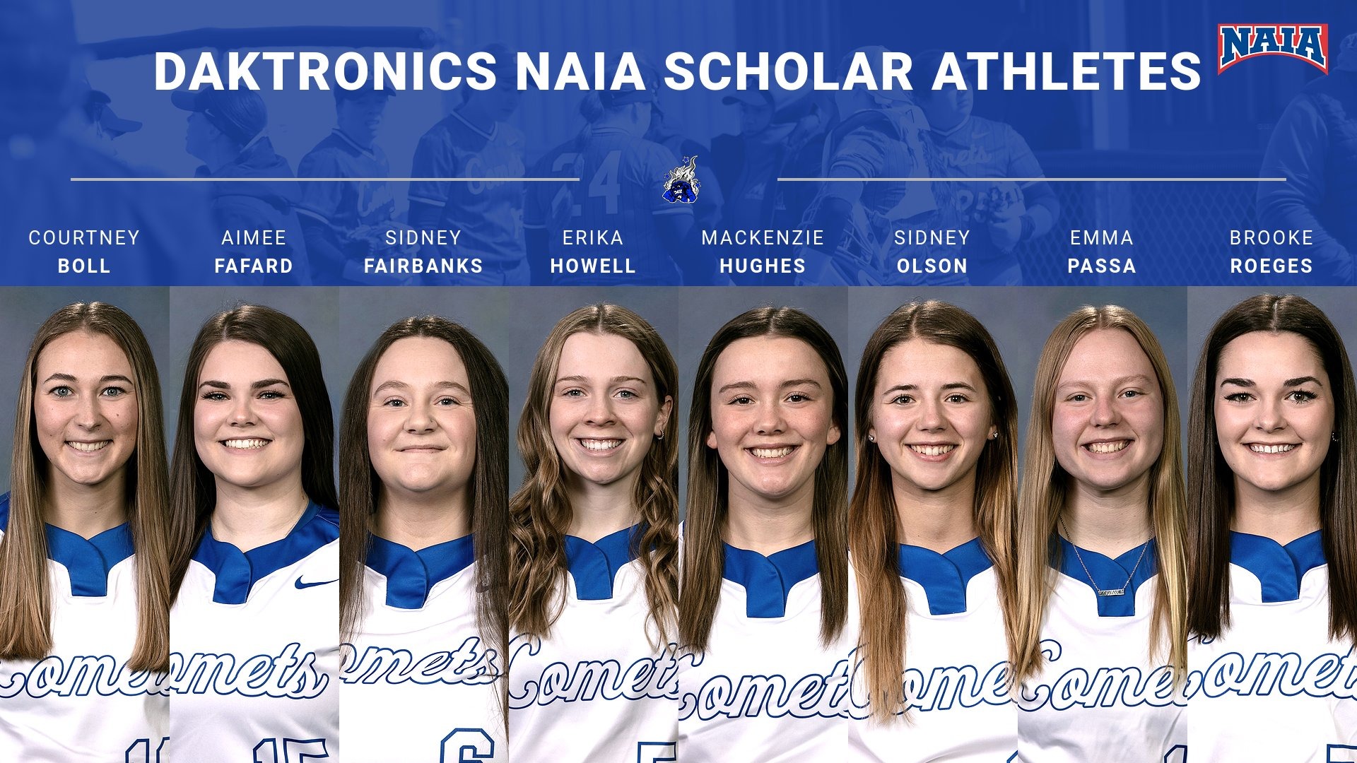 Eight Softball Players named to Daktronics NAIA Softball Scholar ...