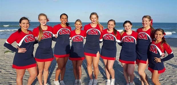 Nine MSU cheerleaders lead Team USA to All-Girl World Title - Morehead ...