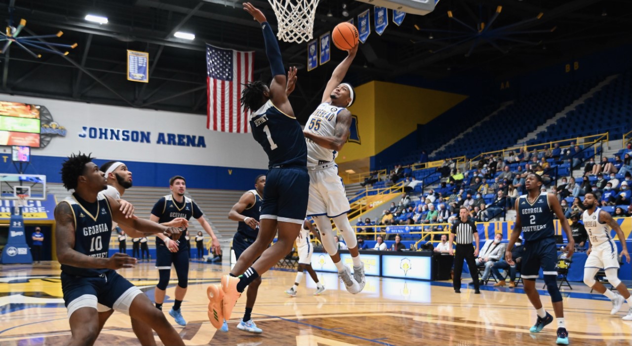 Second-Half Scoring Flurry and Pair of Double-Doubles Propel Men's ...