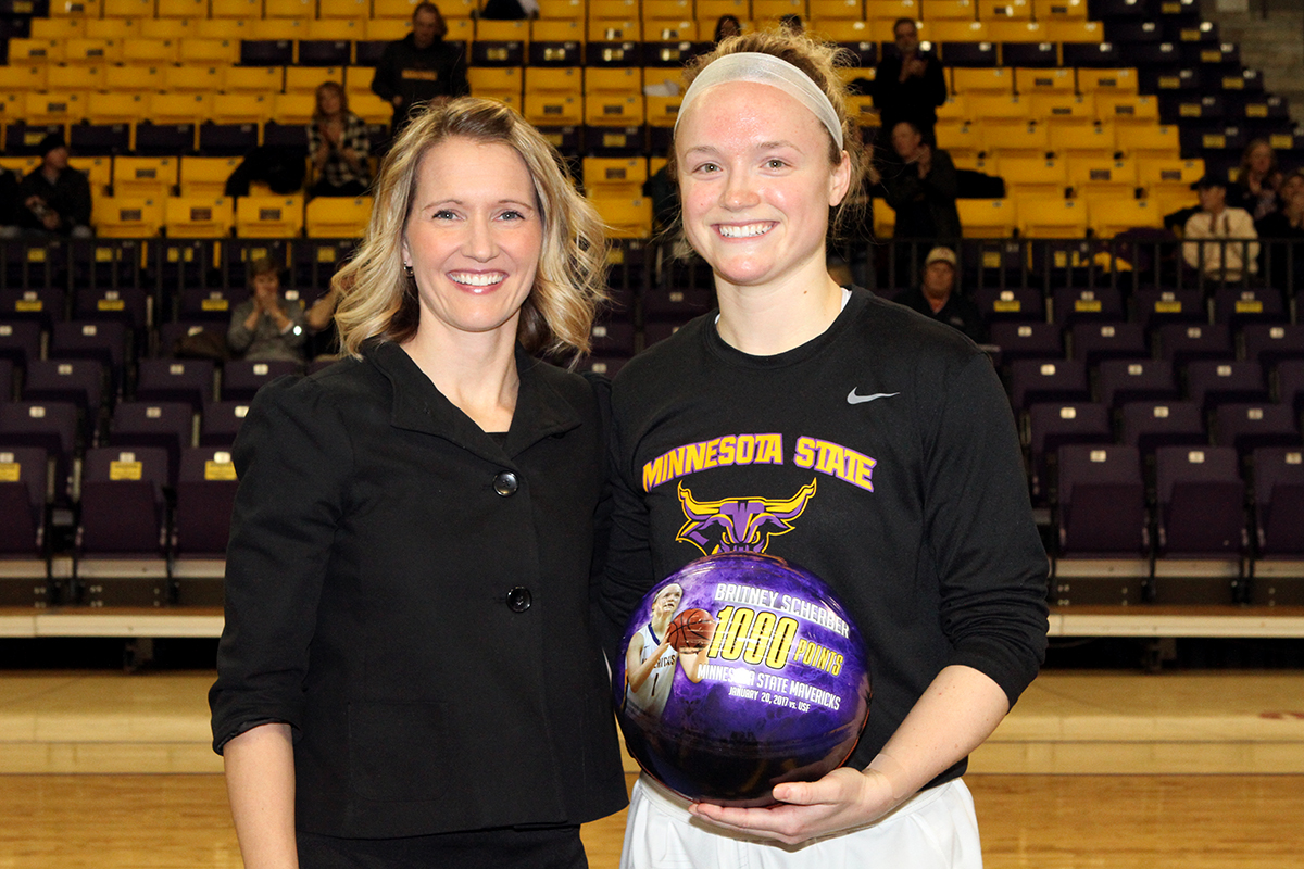 Britney Scherber - Women's Basketball - Minnesota State University ...